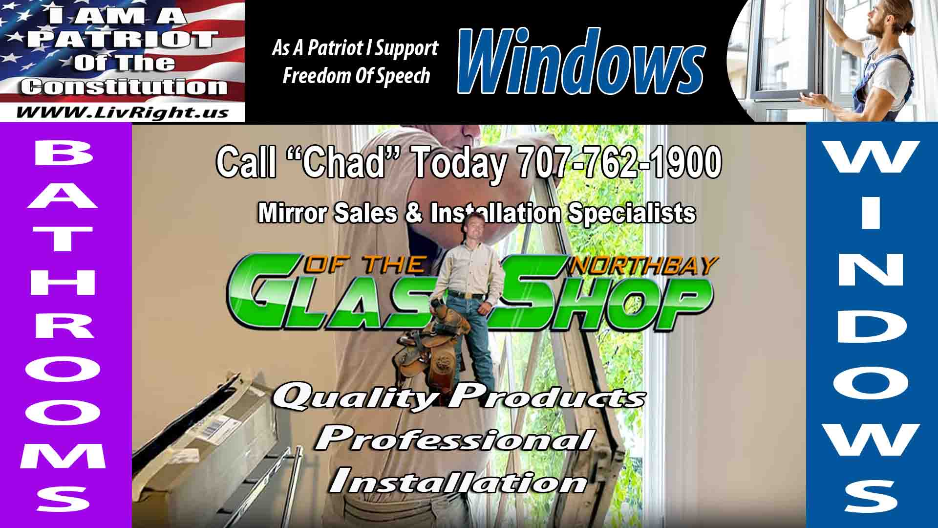 Windows - GlassShop "Chad" 707-762-1900